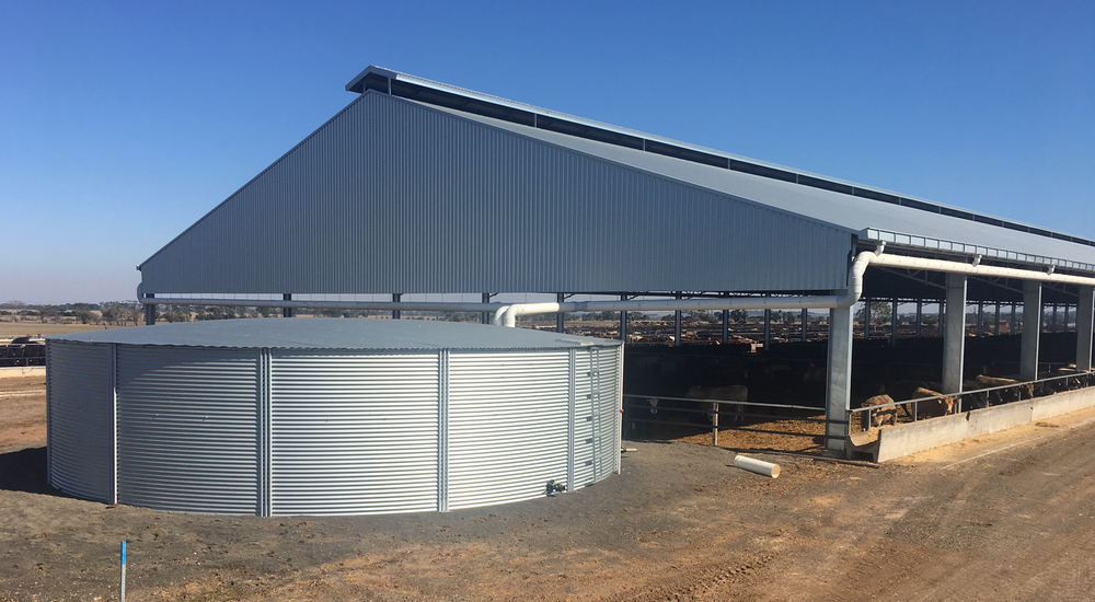 Jalna Feedlot | Kingspan Rhino Water Tanks Australia